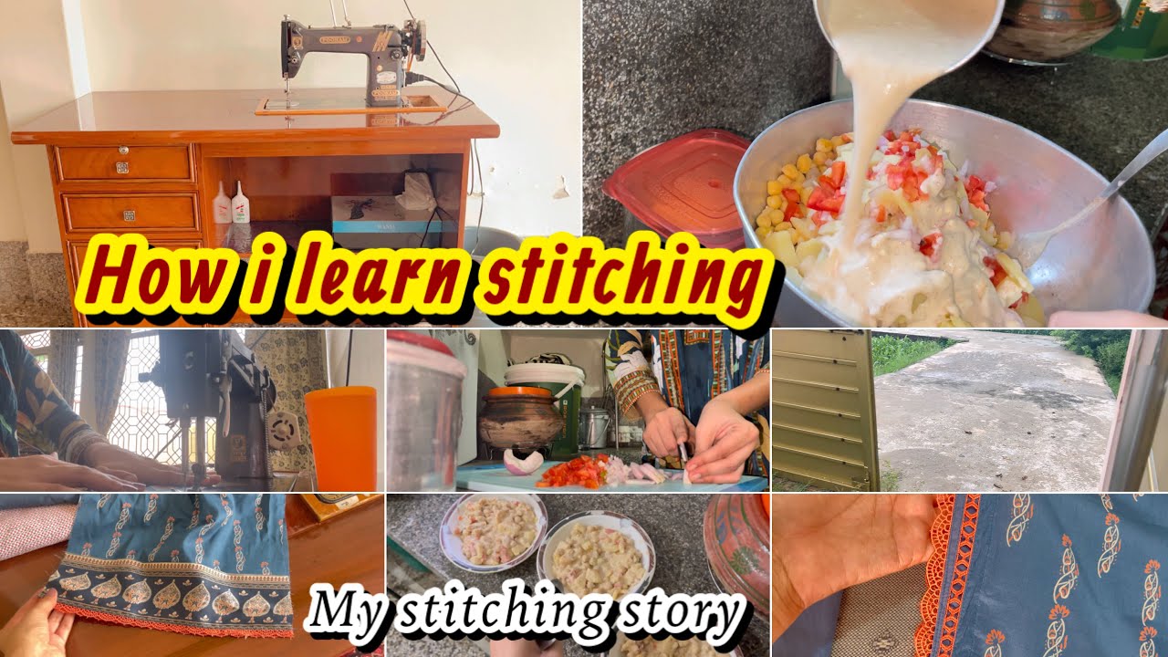 How I learn stitching | My stitching story | Ami ny ghar se nikala 🥹 | How to become independent ...