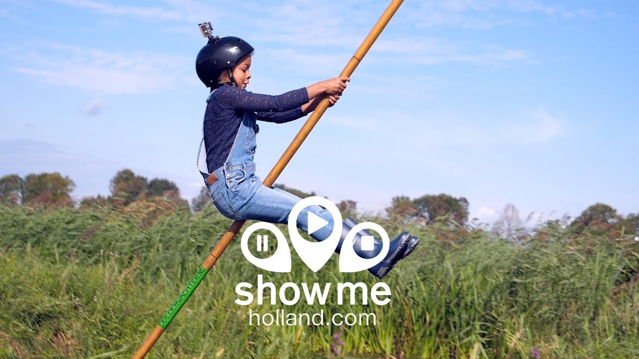 Slootje springen in Droogwaterland - powered by Waternet - YouTube