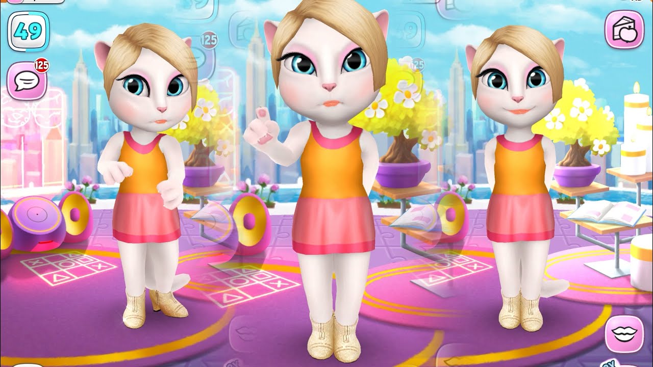My Talking Angela daily routine day 46 - YouTube