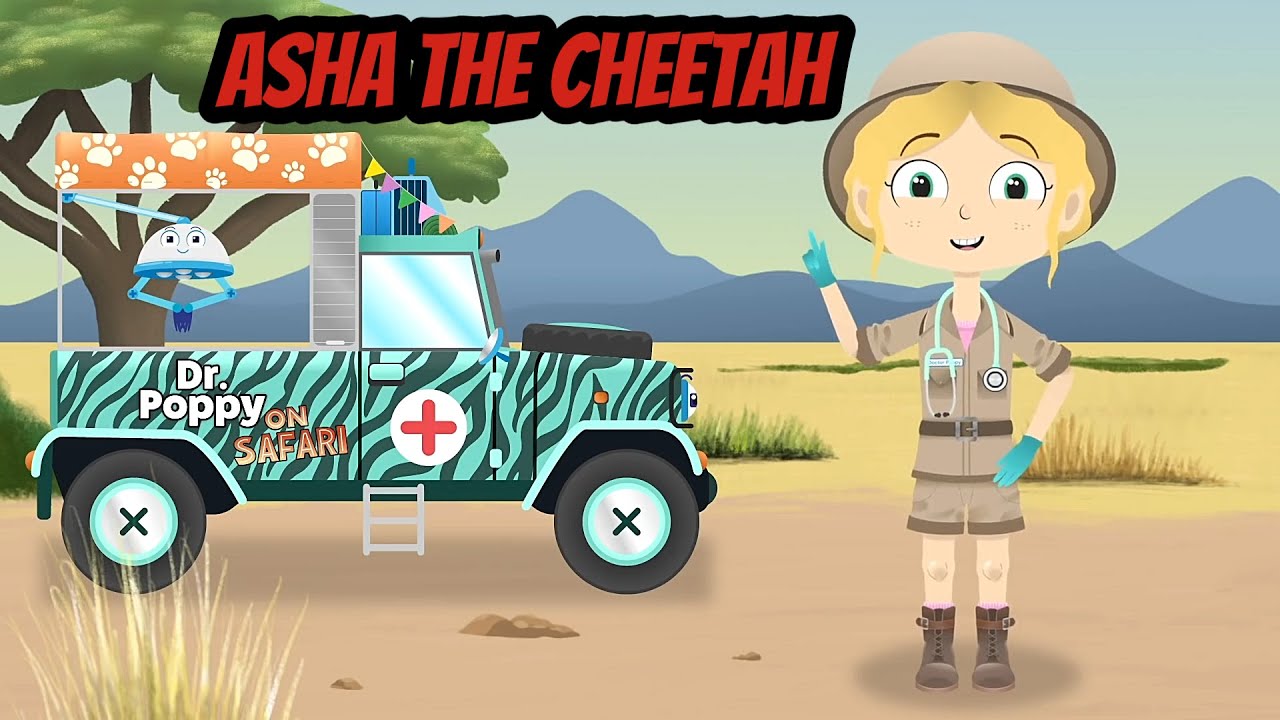 Asha The Cheetah | At Dr Poppy Safari - YouTube