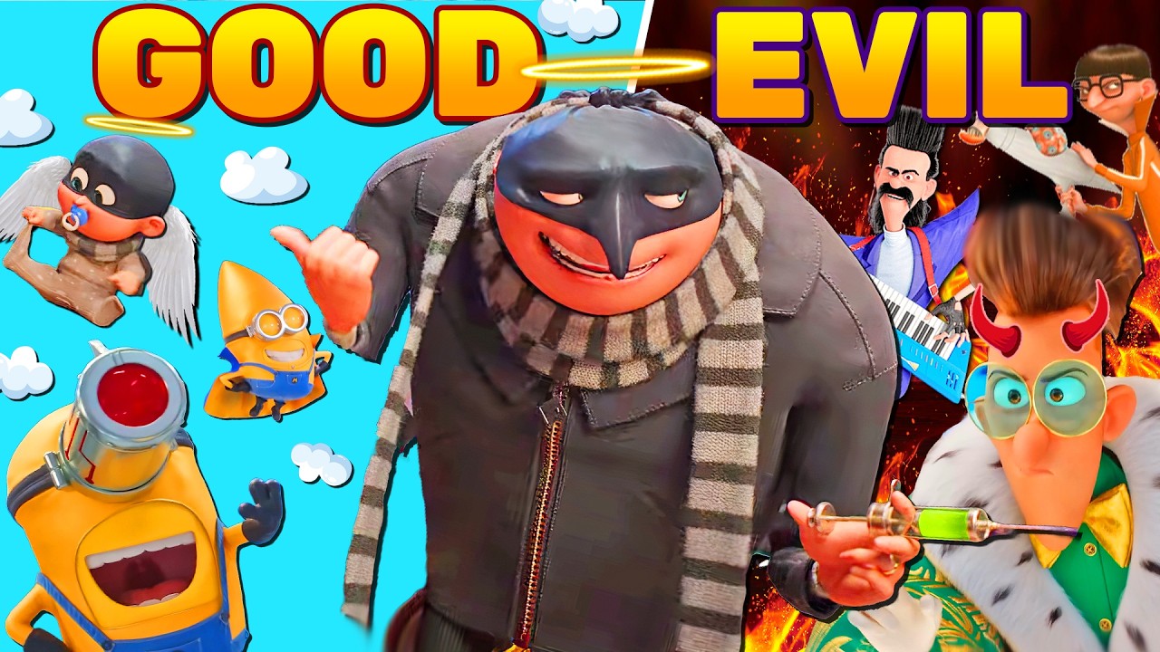 Despicable Me 1-4 Characters: Good to Evil - YouTube