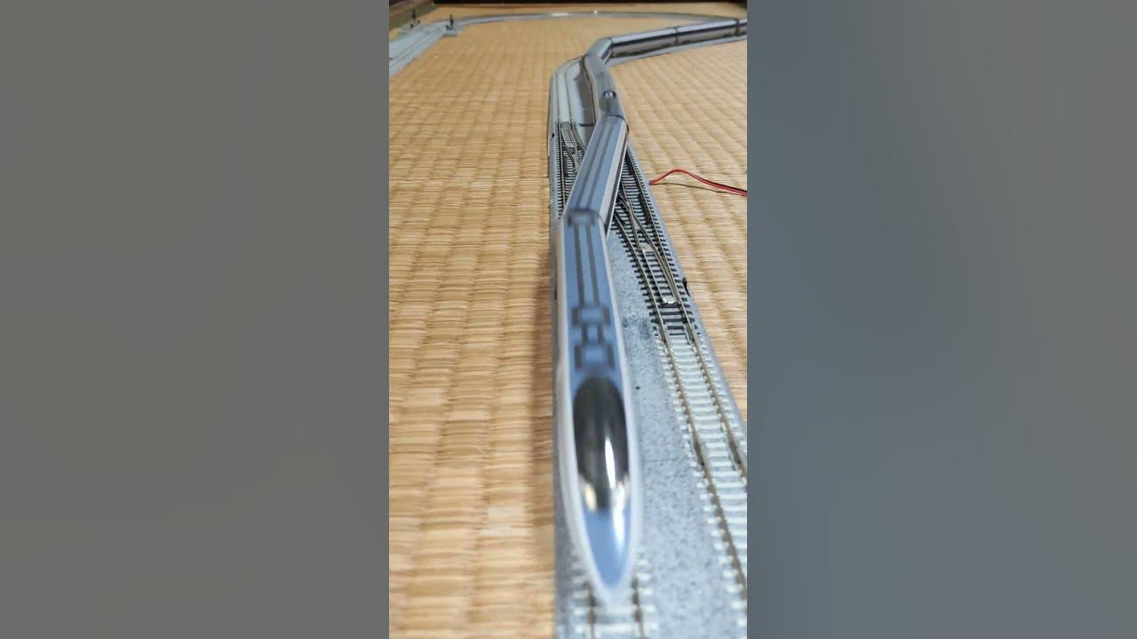 [新幹線走行シーンⅠ] 鉄道模型 Nゲージ KATO 10-382 500系 新幹線のぞみで遊ぶ! - YouTube