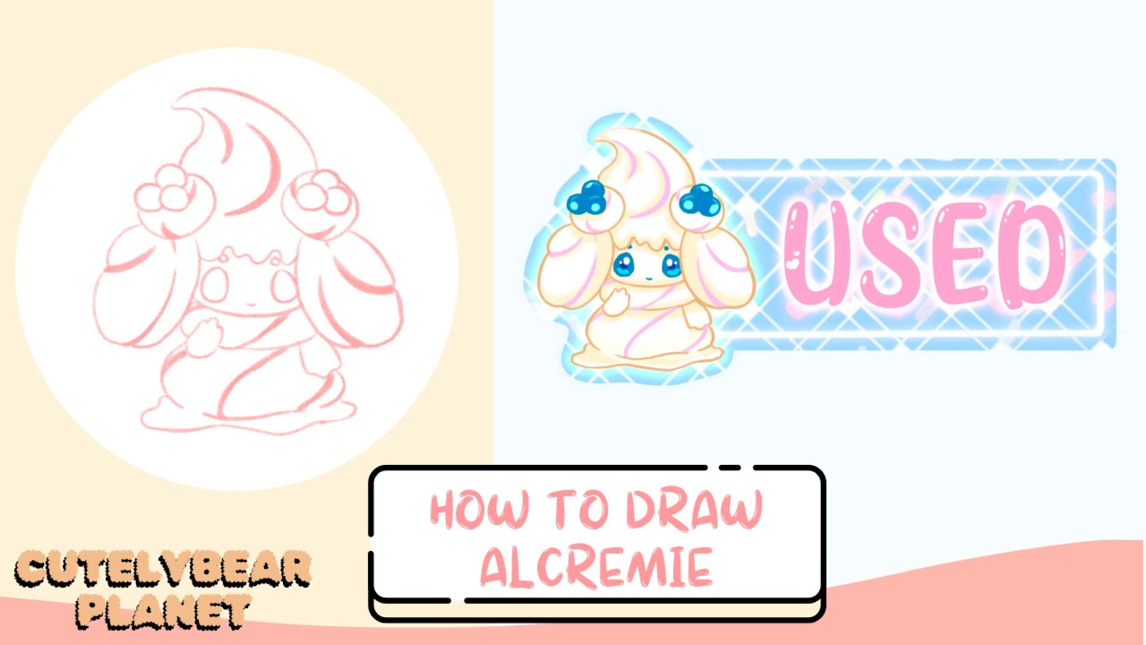 霜奶仙 Alcremie ♡ Draw with me and chill🌷 Enjoy a comfortable painting ...