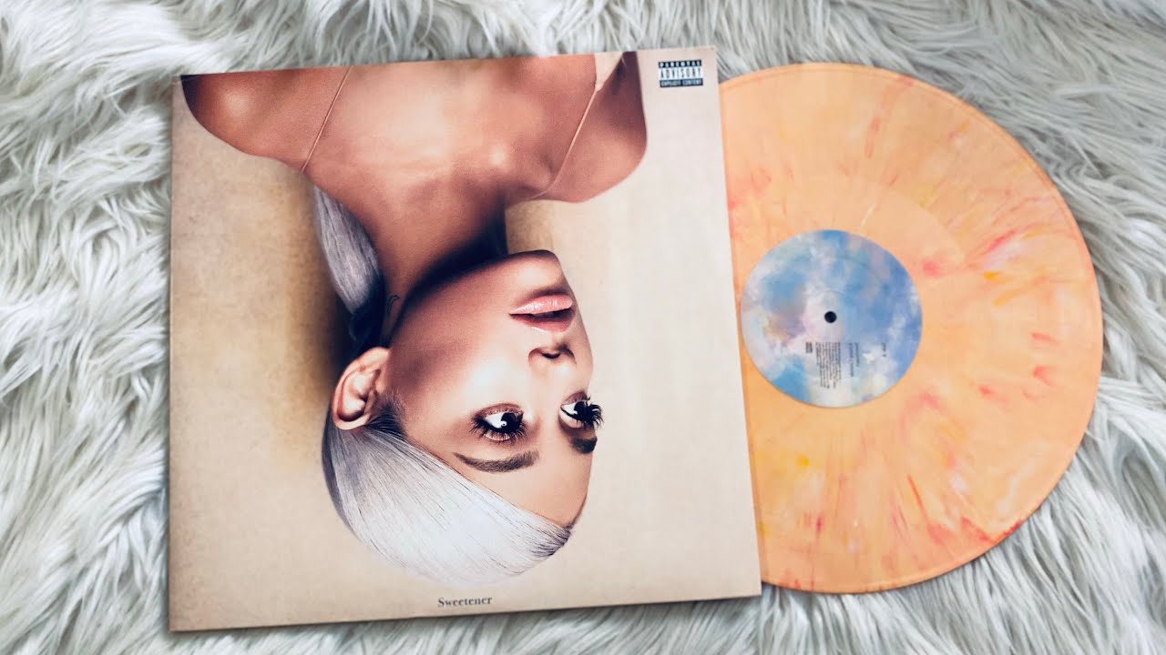 ARIANA GRANDE - Sweetener (Opaque Marbled Peach Vinyl Pressing) - YouTube
