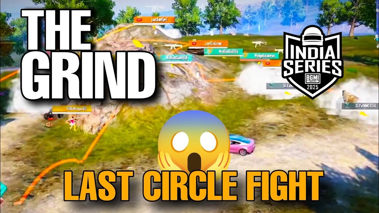 THE GRIND LAST CIRCLE FIGHT 🔥🥵 #bgis2025 #kraftonindiaesports - YouTube