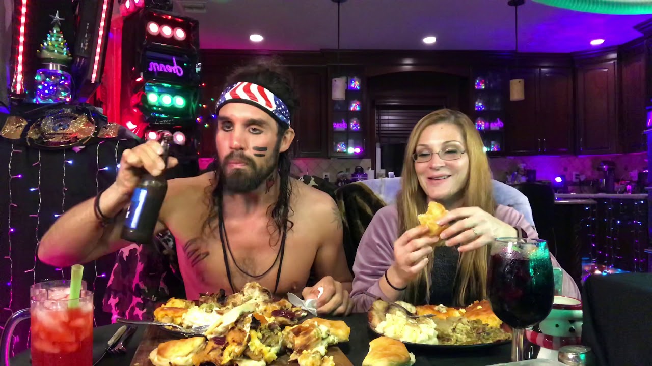 Thanksgiving Dinner Mukbang - YouTube