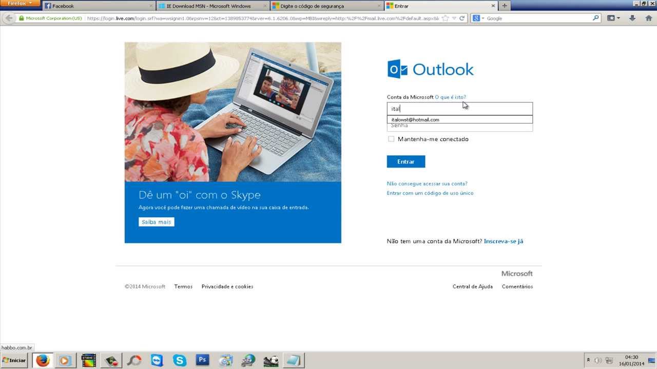 Mudar o email da sua conta no Hotmail (novo layout Outlook) - YouTube
