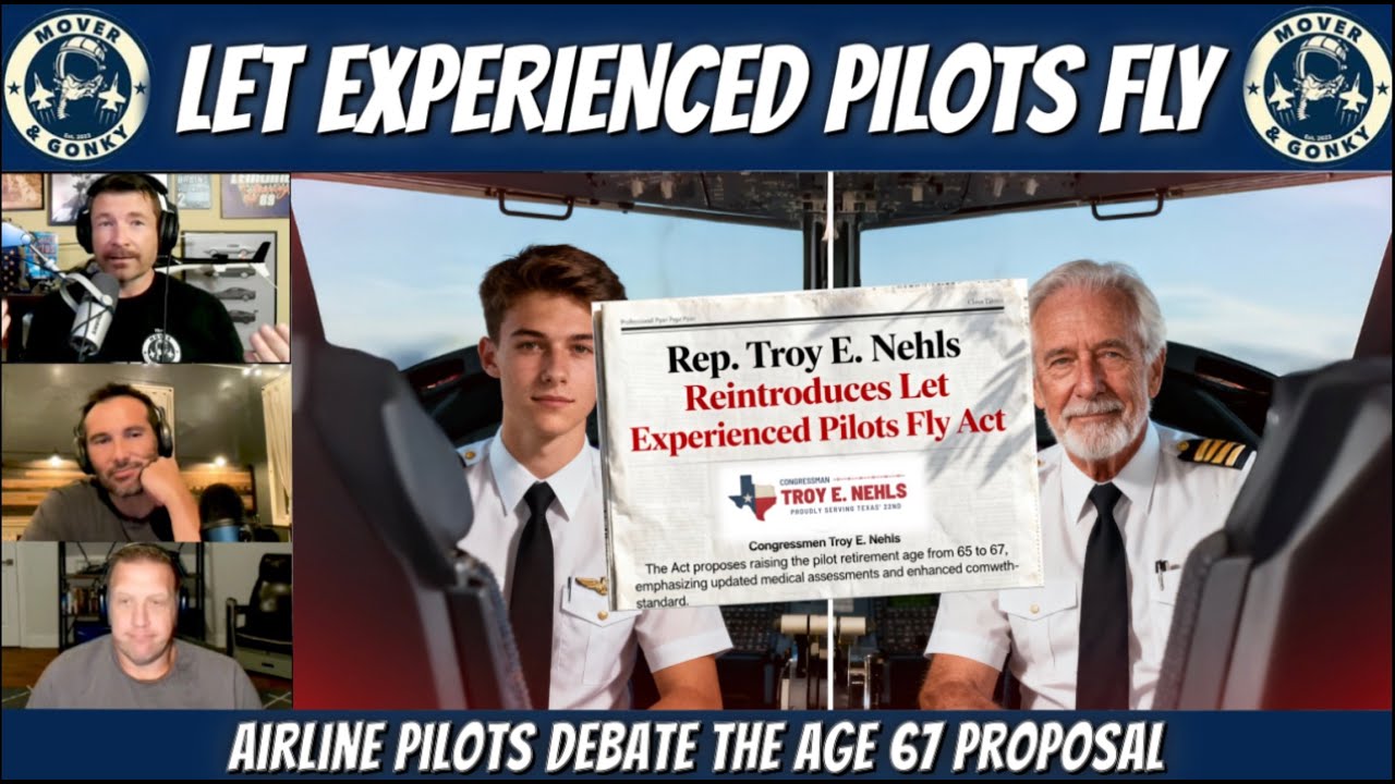 Raise Pilot Retirement Age to 67? Airline Pilots Give Their Take - YouTube
