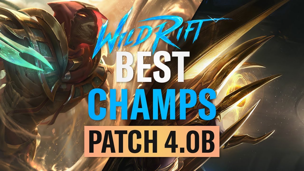 RANK 4 LEGEND PICKS | Patch 4.0B | RiftGuides | WildRift - YouTube