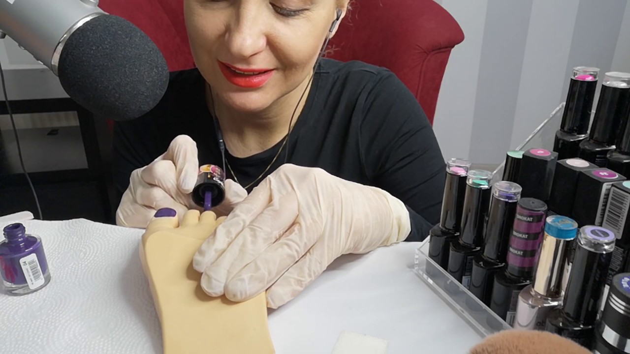 Asmr👣 Role Play👣 Relaxing Pedicure - YouTube