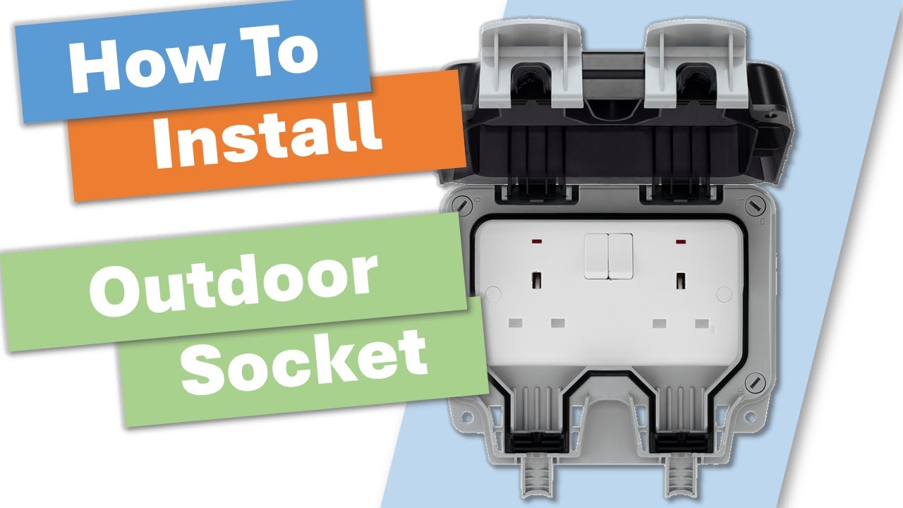 How to Install an Outdoor Power Socket - YouTube