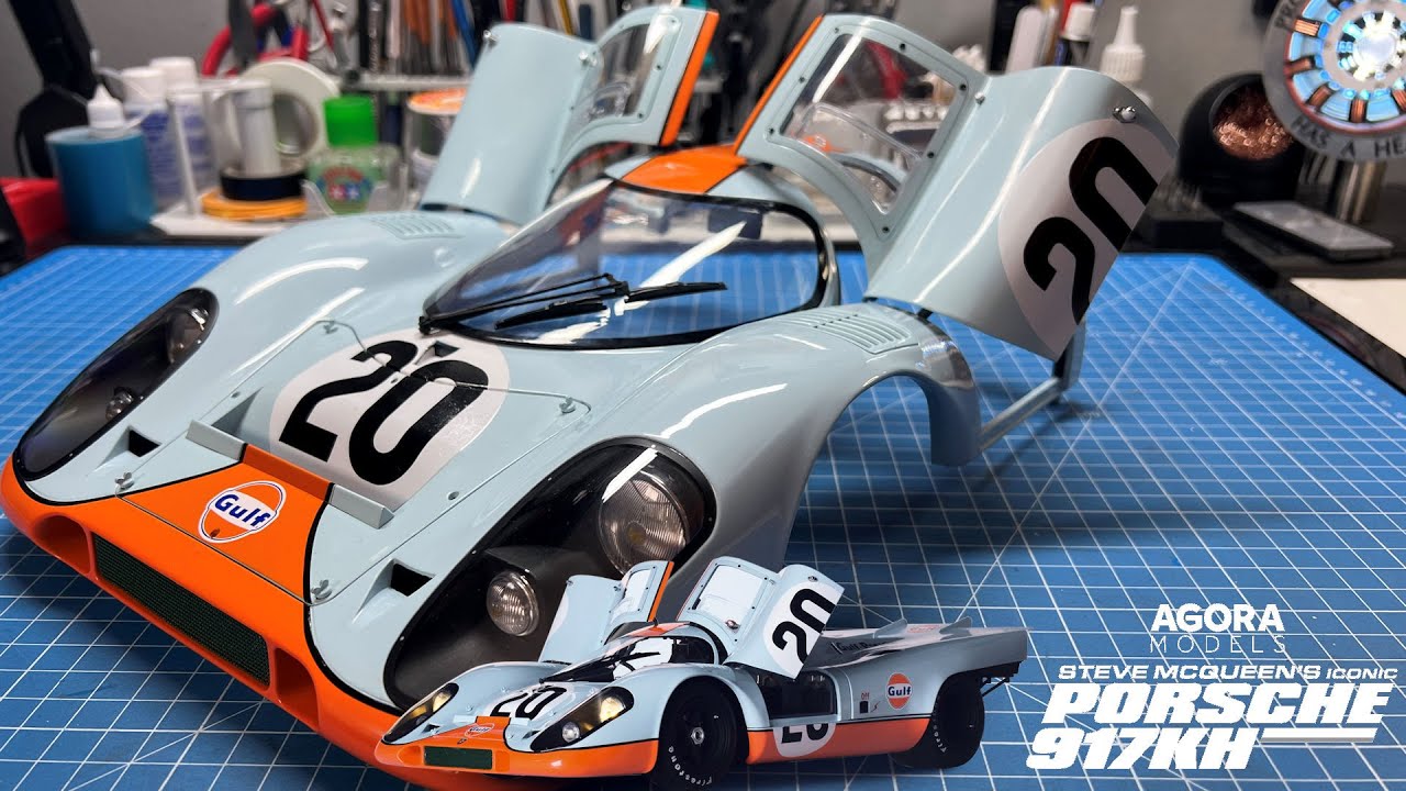 Build Steve McQueen's Iconic Porsche 917kh from Agora Models - Pack 11 ...