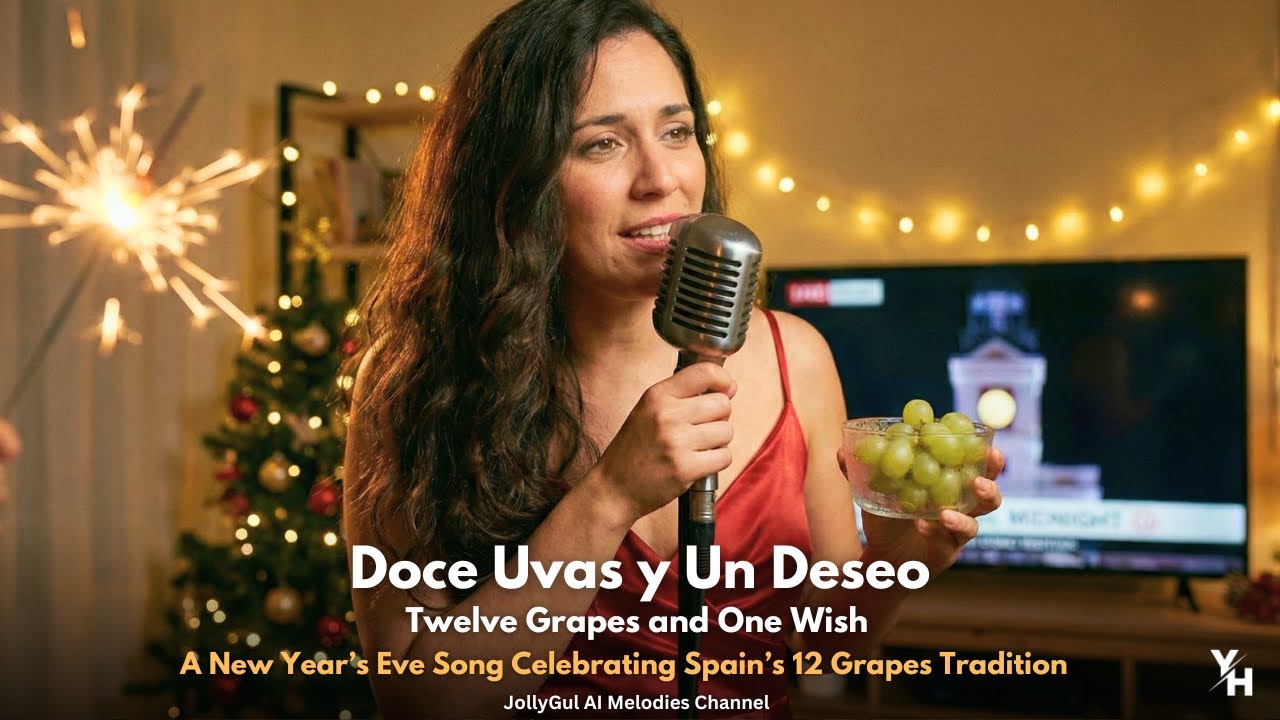 Doce Uvas y Un Deseo | Twelve Grapes & One Wish | New Year Song | Spain ...