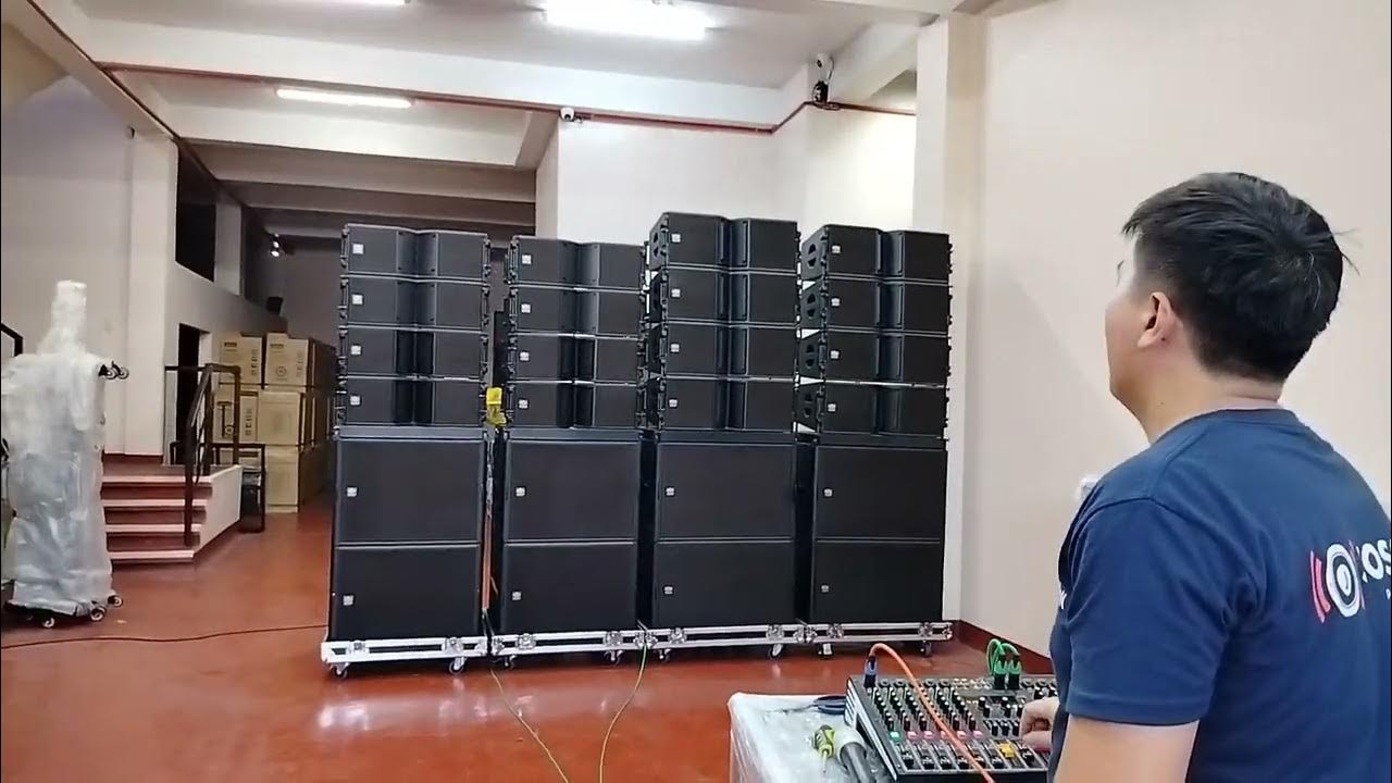 Teaser : malupetan talaga new Joson SYST-8418 Line array speaker - YouTube