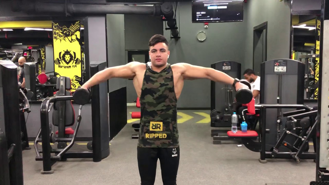 DB side lateral Raises. - YouTube