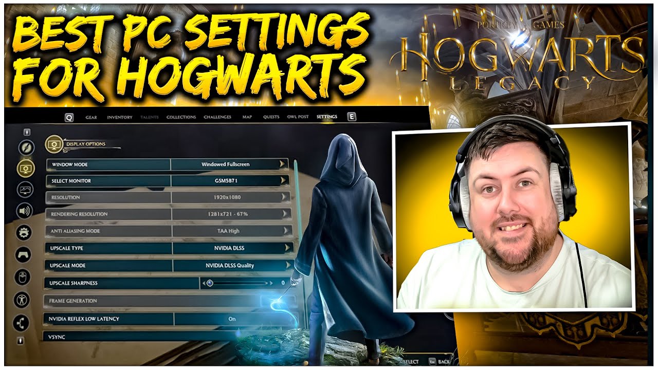 BEST PC SETTINGS FOR HOGWARTS LEGACY (REDUCE STUTTER AND LAG, INCREASE ...