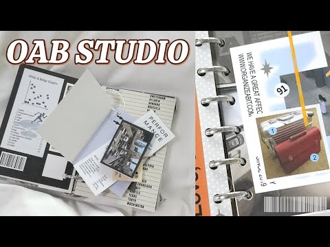 Oab studio 원브랜드 언박싱&스크랩 ️ ️🌴 - YouTube