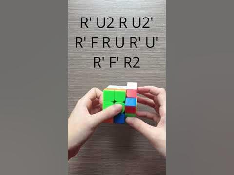 Rb Perm | 21 PLL Algorithms and Fingertricks #Shorts - YouTube