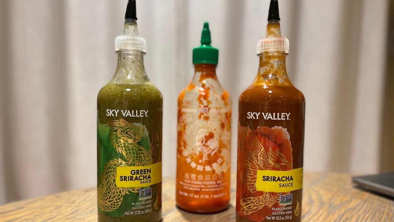 New Sriracha Hot Sauce Review From Sky Valley. Original vs New - YouTube