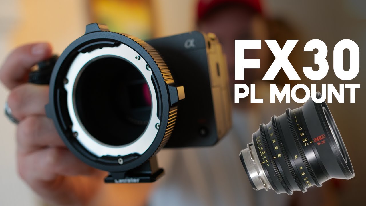Sony FX30 PL Mount + Red Cine Lens - YouTube