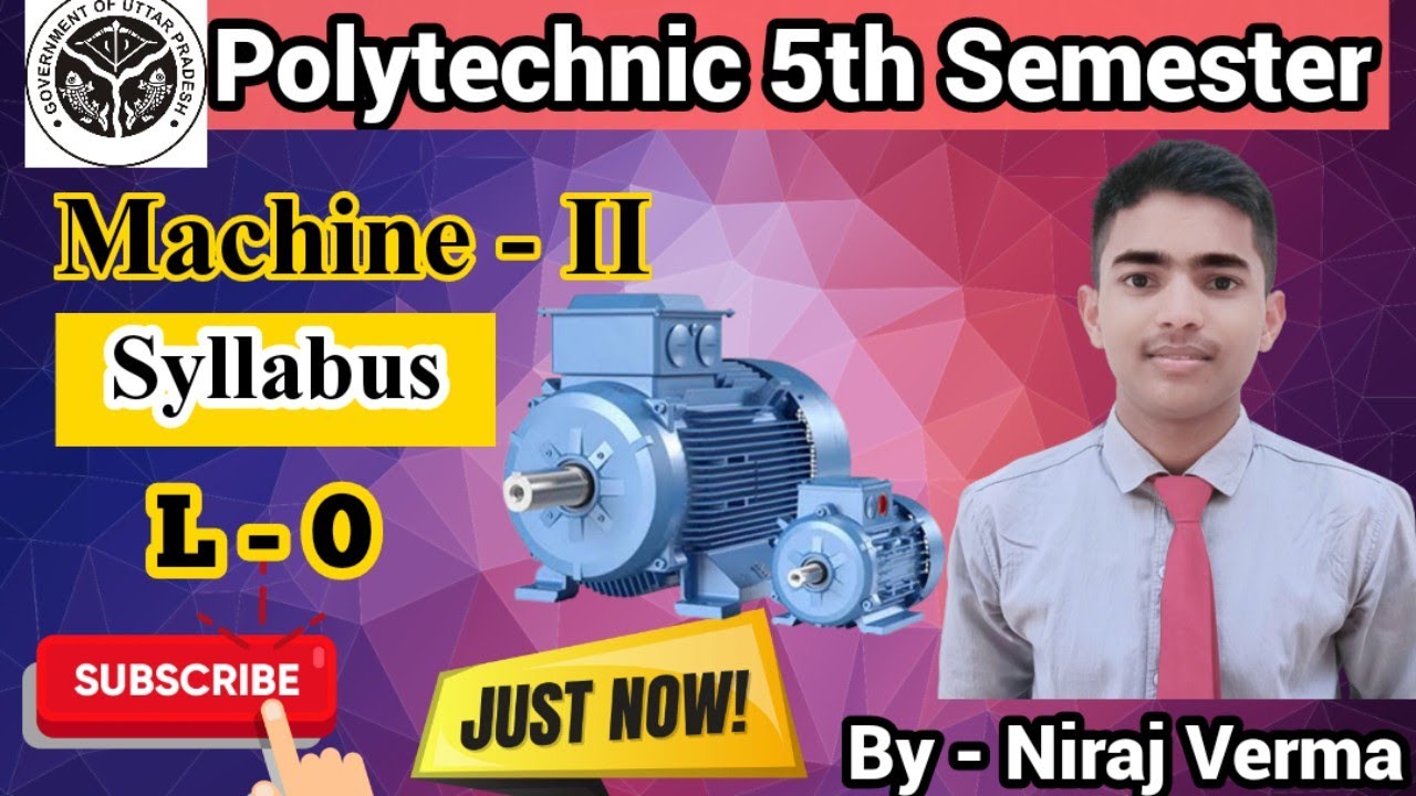 Syllabus of Machine 2| Up polytechnic 5th semester @wirelessera - YouTube