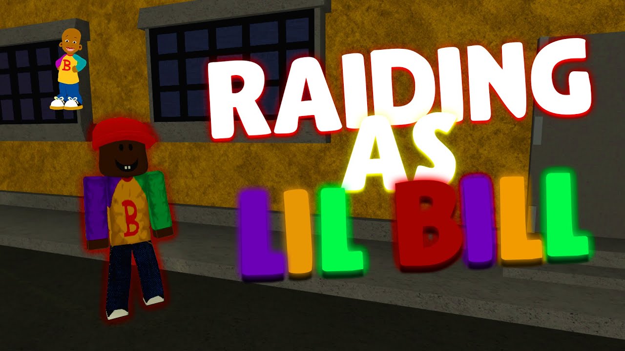 👨🏿‍🦲 Raiding as Lil Bill in Da Hood 👨🏿‍🦲 - YouTube