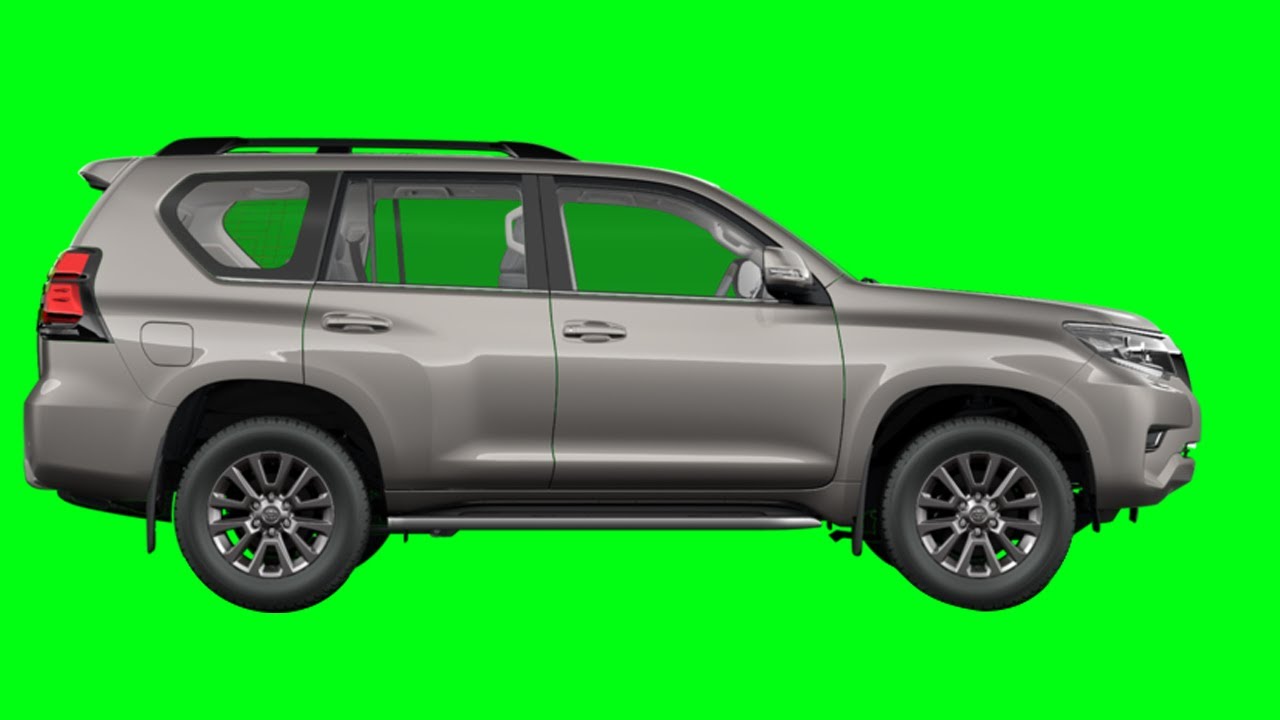 Toyota Land Cruiser Prado 150 Driving Green Screen | GreenRiver Studio ...