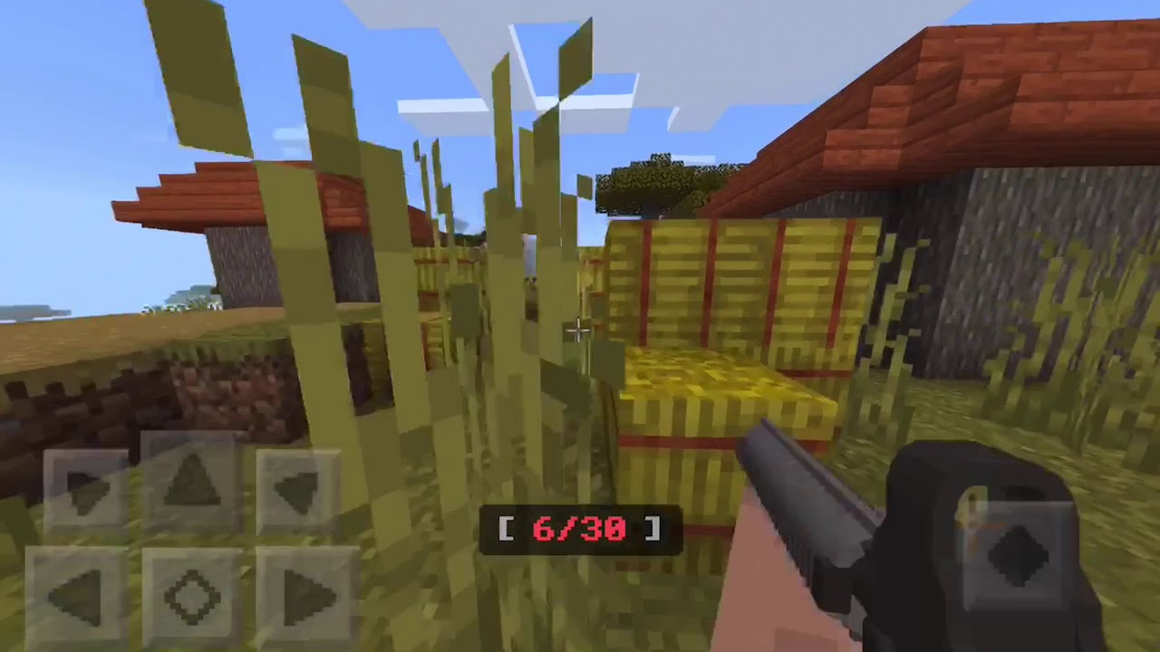 Destroying a village in Minecraft - YouTube