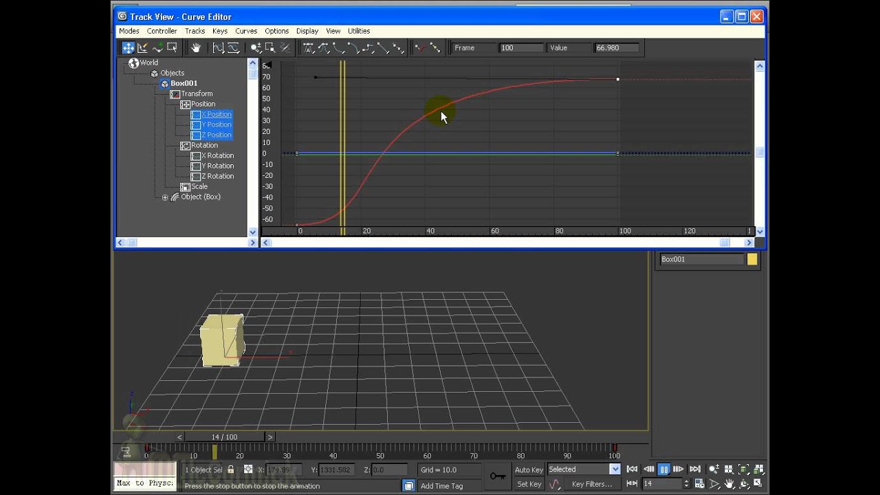 3DSMax2012 - Motion Control - Graph Editors - YouTube