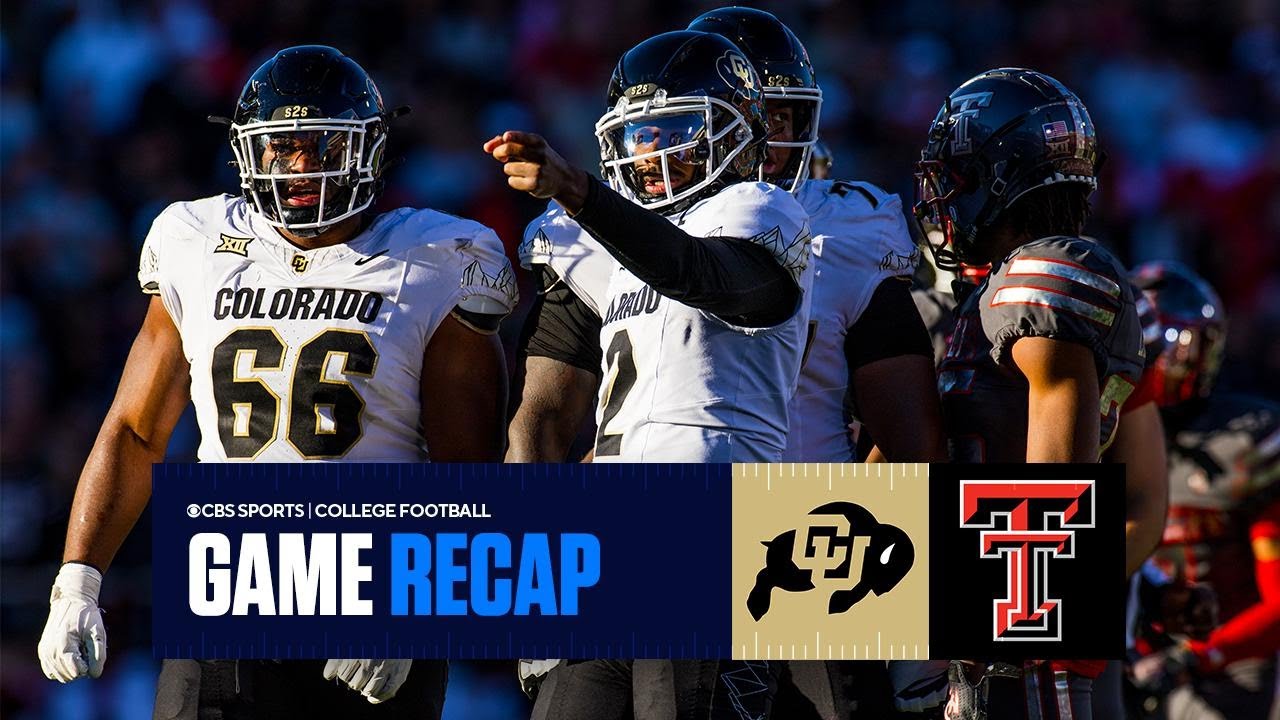 No. 20 Colorado BEATS Texas Tech 41-27, improve to 7-2 this season ...