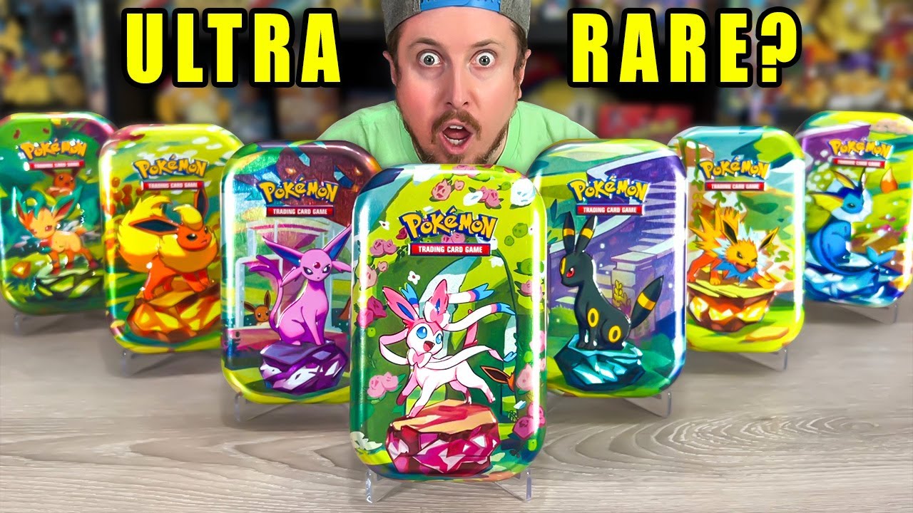 Testing EVERY Mini Tin in Pokemon Prismatic Evolutions = ULTRA RARES ...