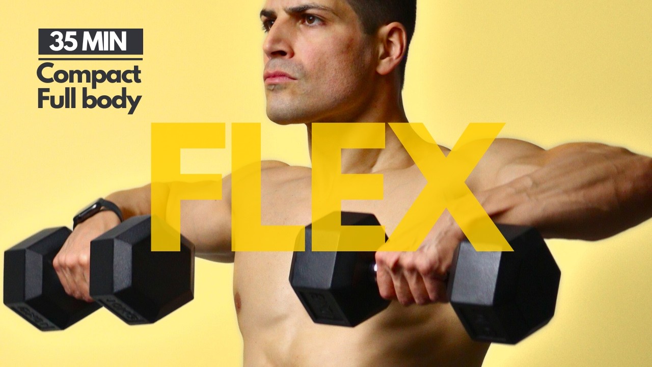 35-Min Controlled Full Body + Abs Dumbbell Workout | No Jump, No Repeat ...