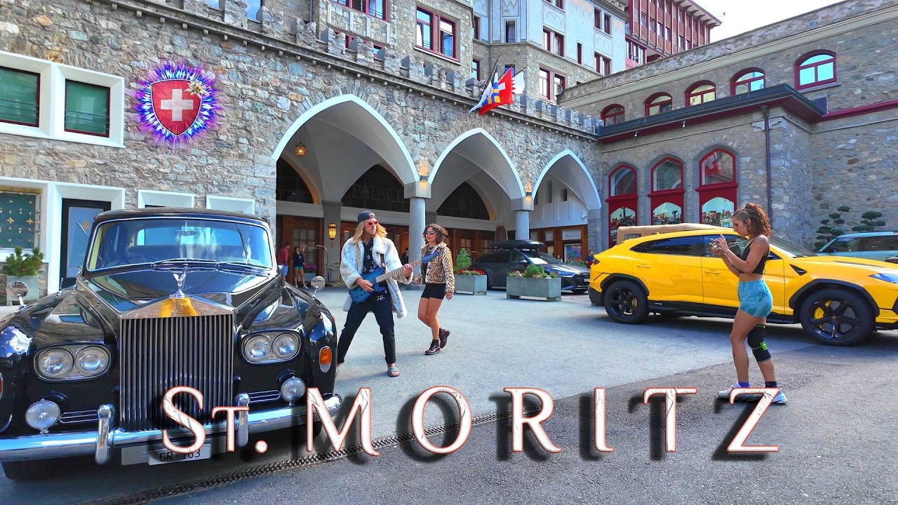 St. MORITZ SWITZERLAND Elegance VILLAGE World-famous place Summer ...