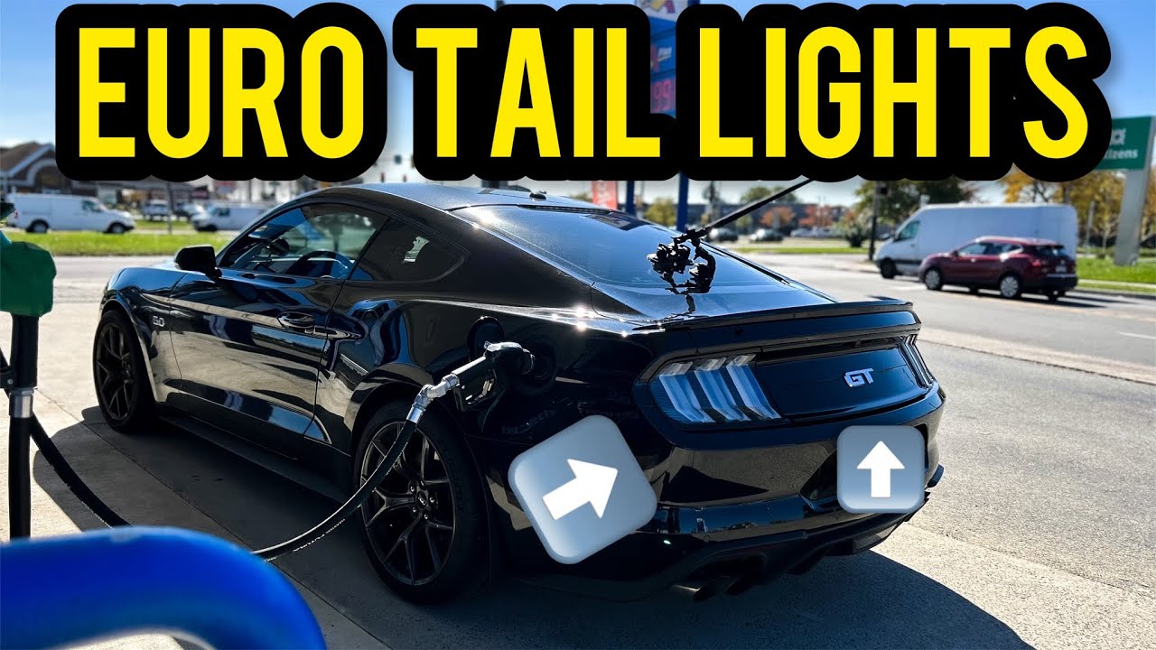 2015-2023 S550 Mustang Euro Tail Lights Install! - YouTube