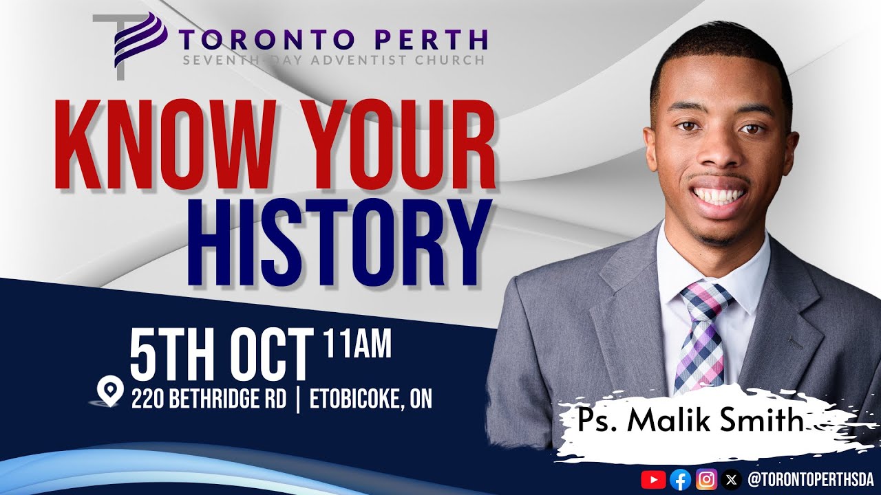 Saturday, October 5, 2024 | Pastor Malik Smith | Know Your History - YouTube