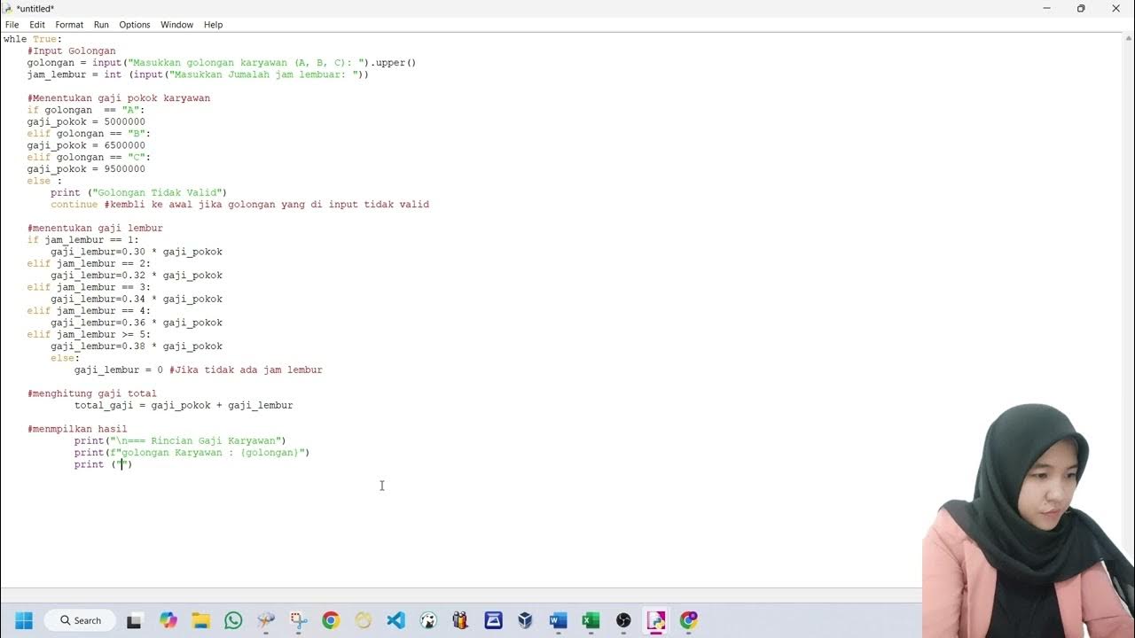 TUGAS 2 ALGORITMA DAN PEMPROGRAMAN - YouTube