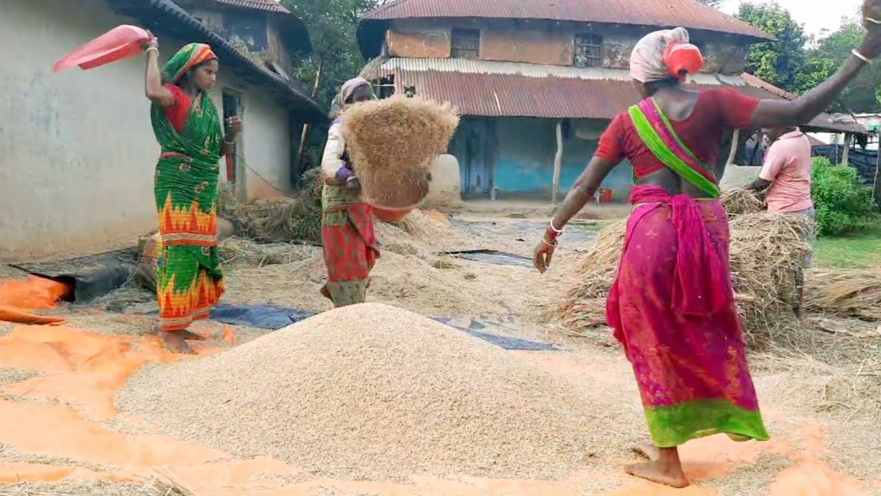 One Day in Jangalmahal | India West Bengal Village Life | Tribal Art ...