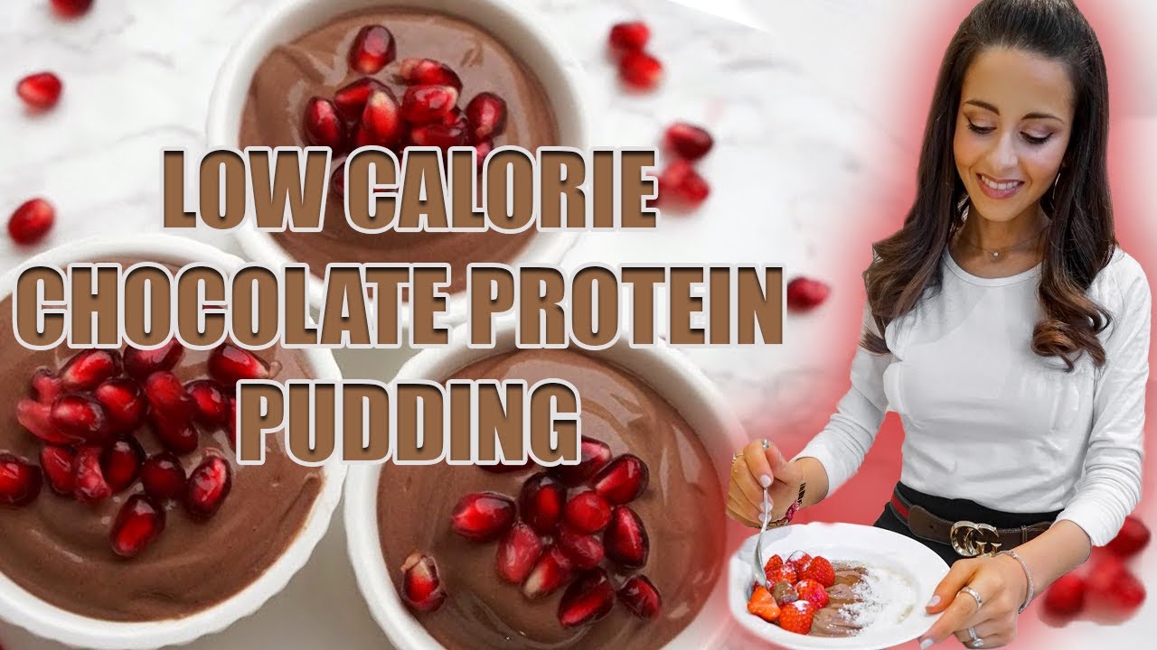 LOW-CALORIE CHOCOLATE PROTEIN PUDDING - delicious, all-natural, no ...