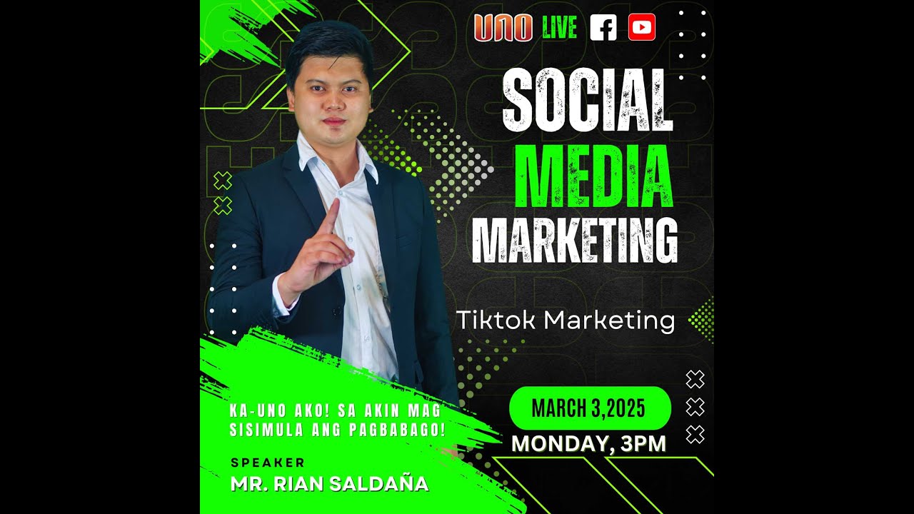 Social Media Marketing "Tiktok Marketing" Trainer: Mr. Rian Saldaña MARCH 3, 2025 - YouTube