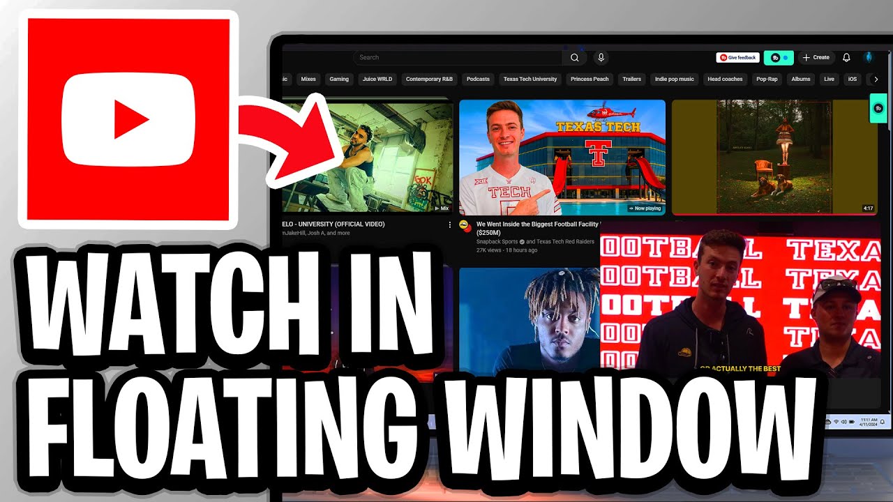 How To Watch YouTube In Floating Window Over Other Windows - Step By ...