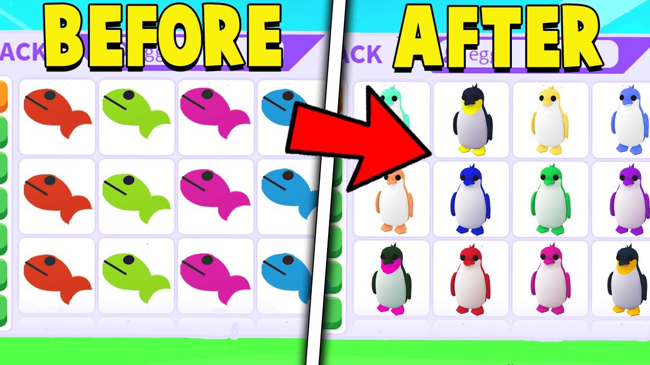 Opening *NEW* KING PENGUINS in Adopt Me! - YouTube