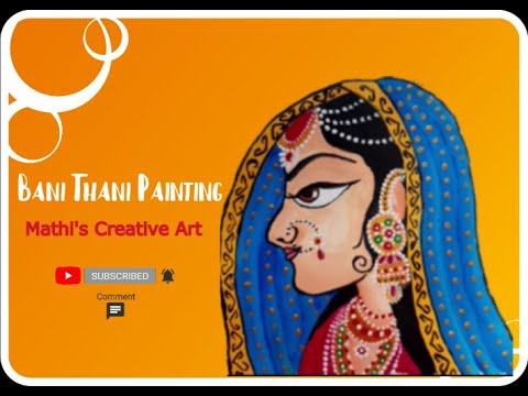 Bani Thani Painting / Step By Step Painting / Fevicryl Workshop / Mathi ...