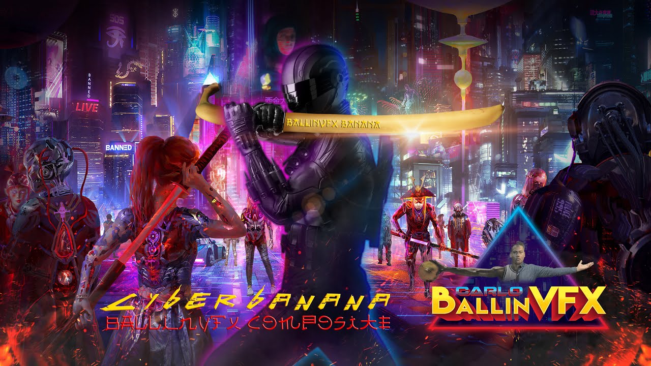Cyber Banana / Synthwave / Cyberpunk / 80's Retro Vibes / Blade Runner ...
