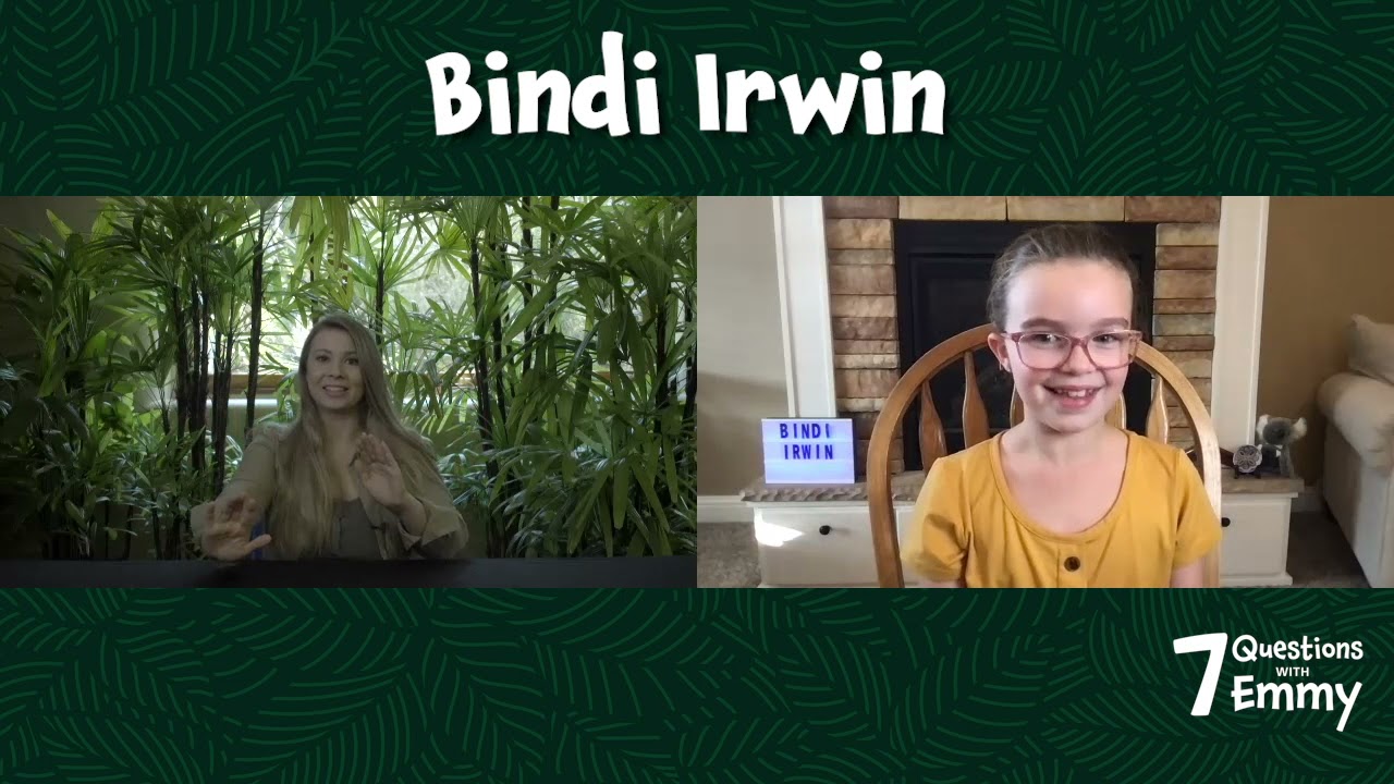 Bindi Irwin answers 7 Questions with Emmy from the Australia Zoo - YouTube
