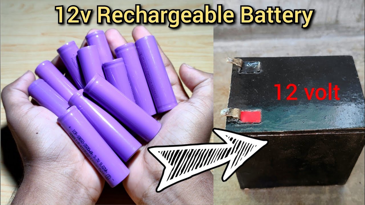 How to make 12v Battery Pack | 12v Battery Pack with BMS | 12v Battery ...