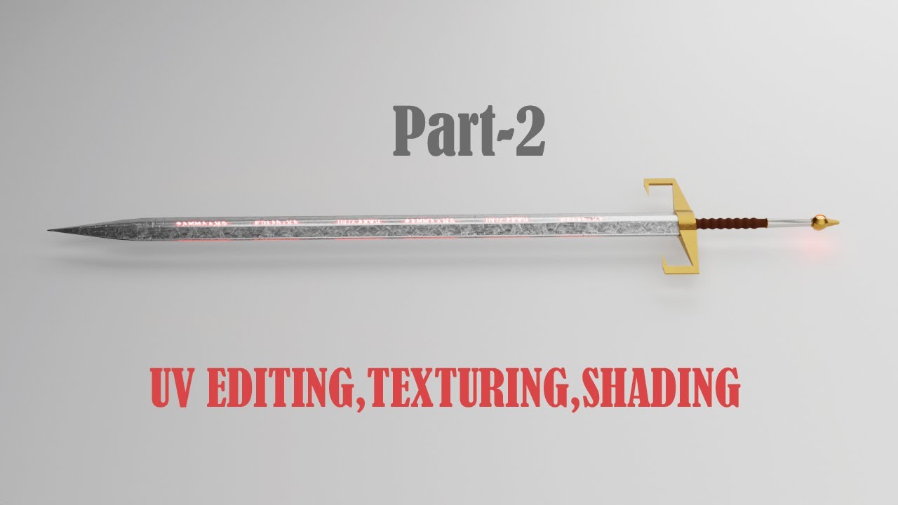 Part 2- UV EDITING,TEXTURING,SHADING - YouTube