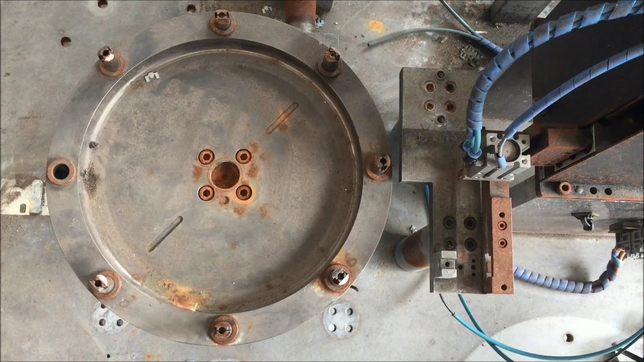 Stepper turntable 8 position indexing turn table sychronised transfer ...