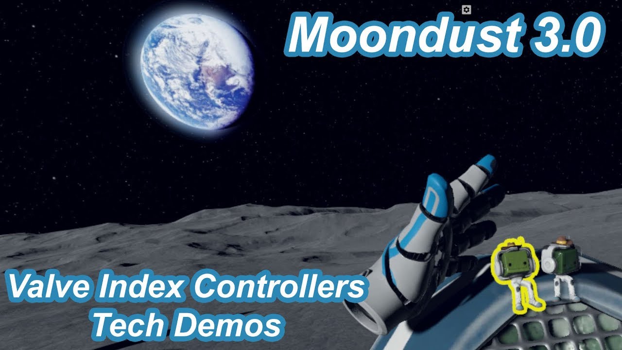 Moondust 3.0 VR | Valve Index Controllers Tech Demos - YouTube