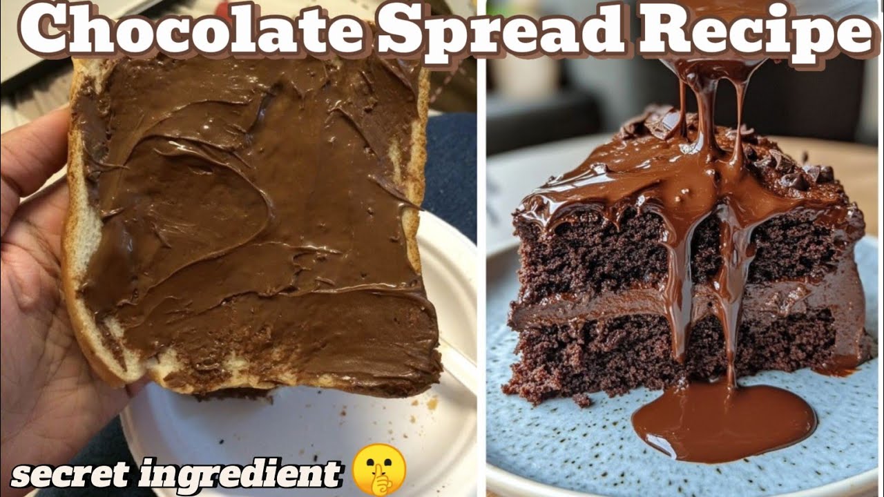 Easy Homemade Chocolate Spread Recipe|Homemade Nutella Recipe|Easy ...