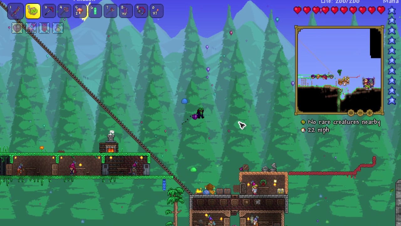 Terraria A Bunnies Tale of the Slime rain apocalypse (+party apocalypse ...
